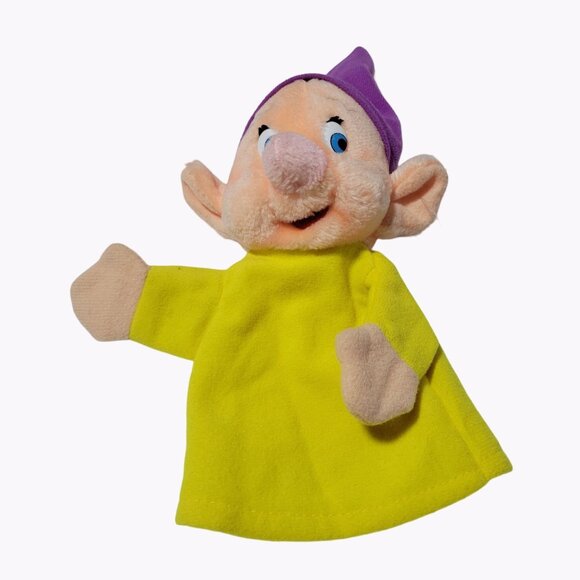 Disney | Toys | Vintage Disneyland Dopey Dwarf Hand Puppet 2 Inch Plush ...